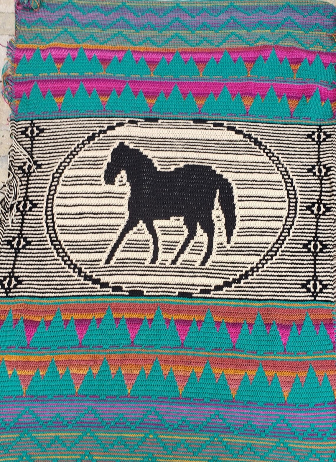 Ashley's Free Spirit Afghan - Mosaic Crochet Pattern - Etsy