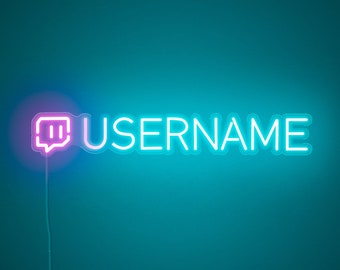 Streamer Logo Sign - Etsy