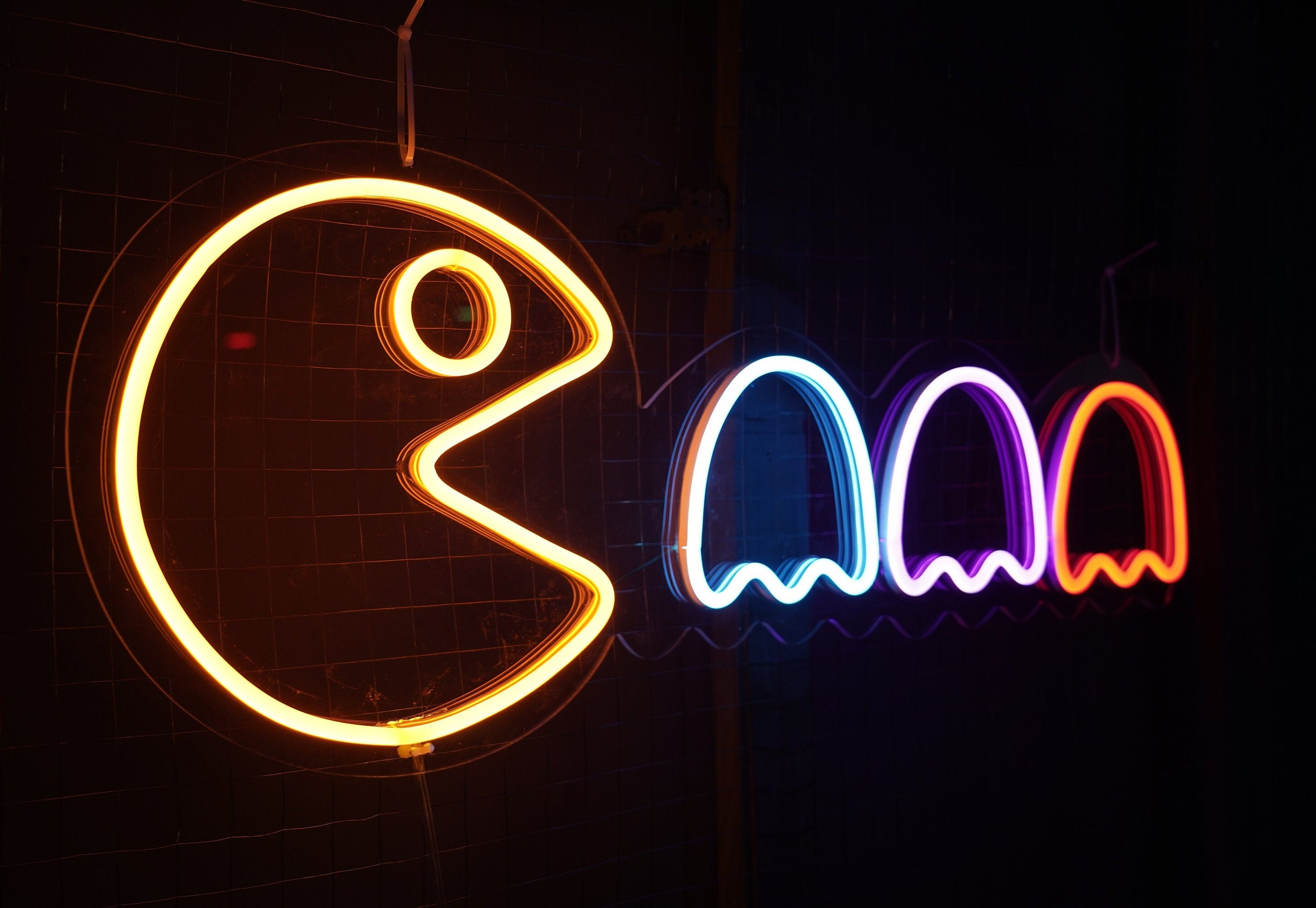 Pac man led LED Neon SignGiftWall DecorCustom SignNeon | Etsy