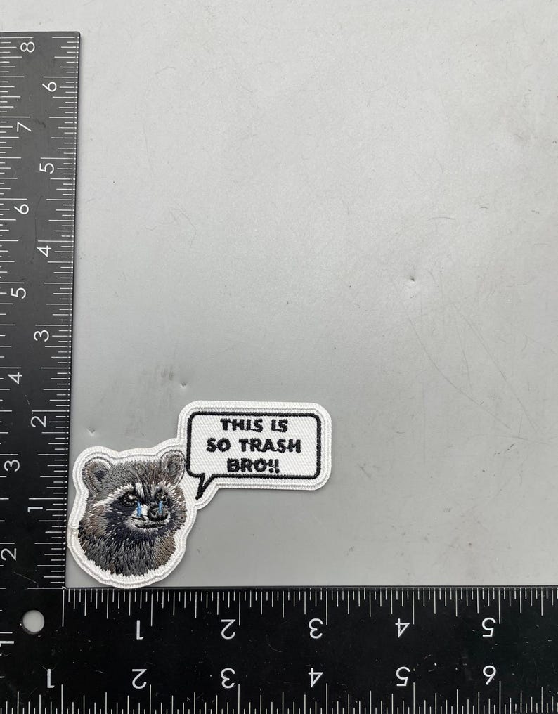 Sad Raccoon Morale Patch – Funny Tactical Velcro Patch - Etsy