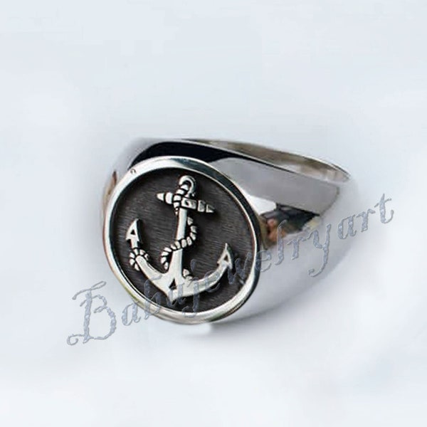 Anchor Ring - Etsy