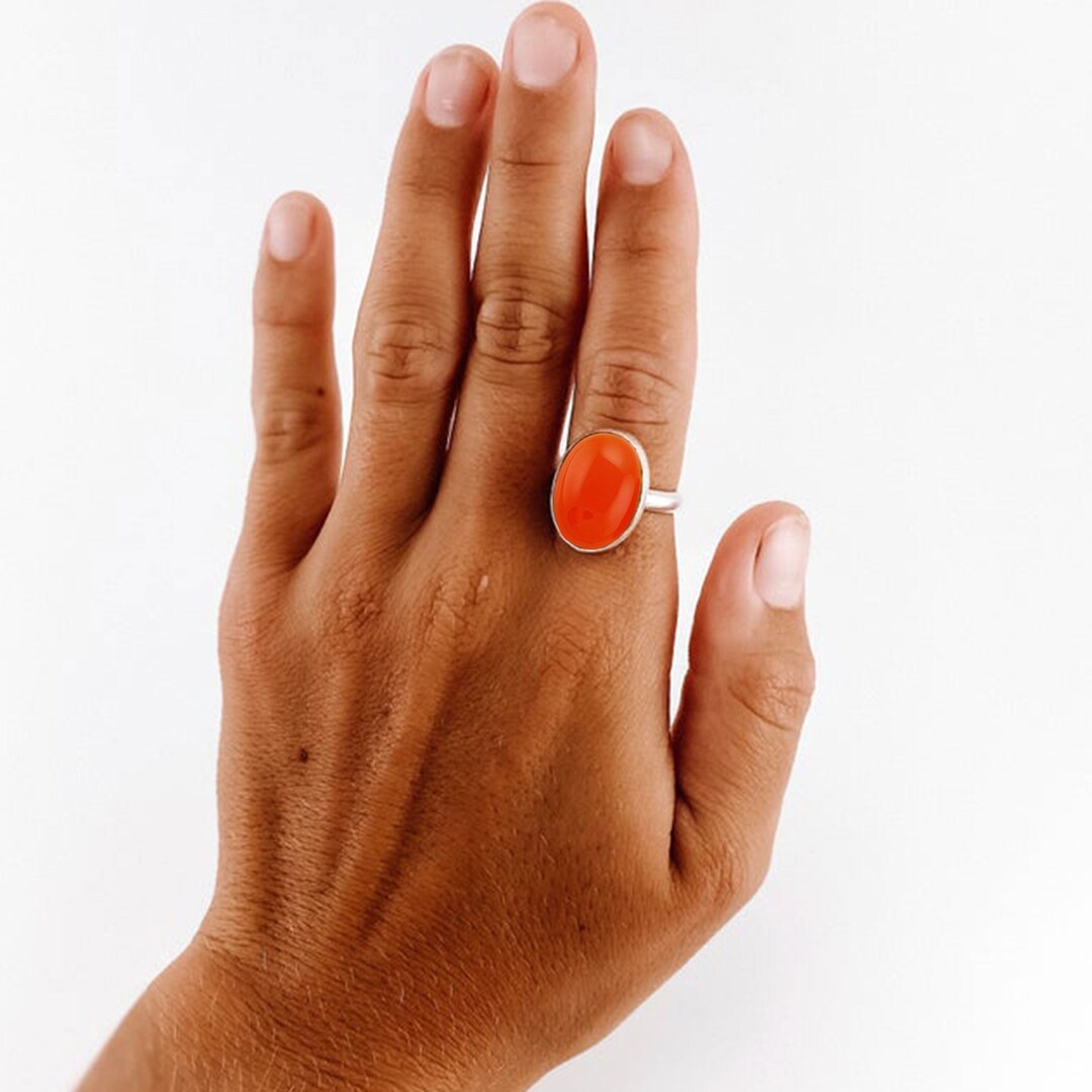 Karneol Ring Frauen Karneol Ring Oval Karneol Frauen - Etsy.de