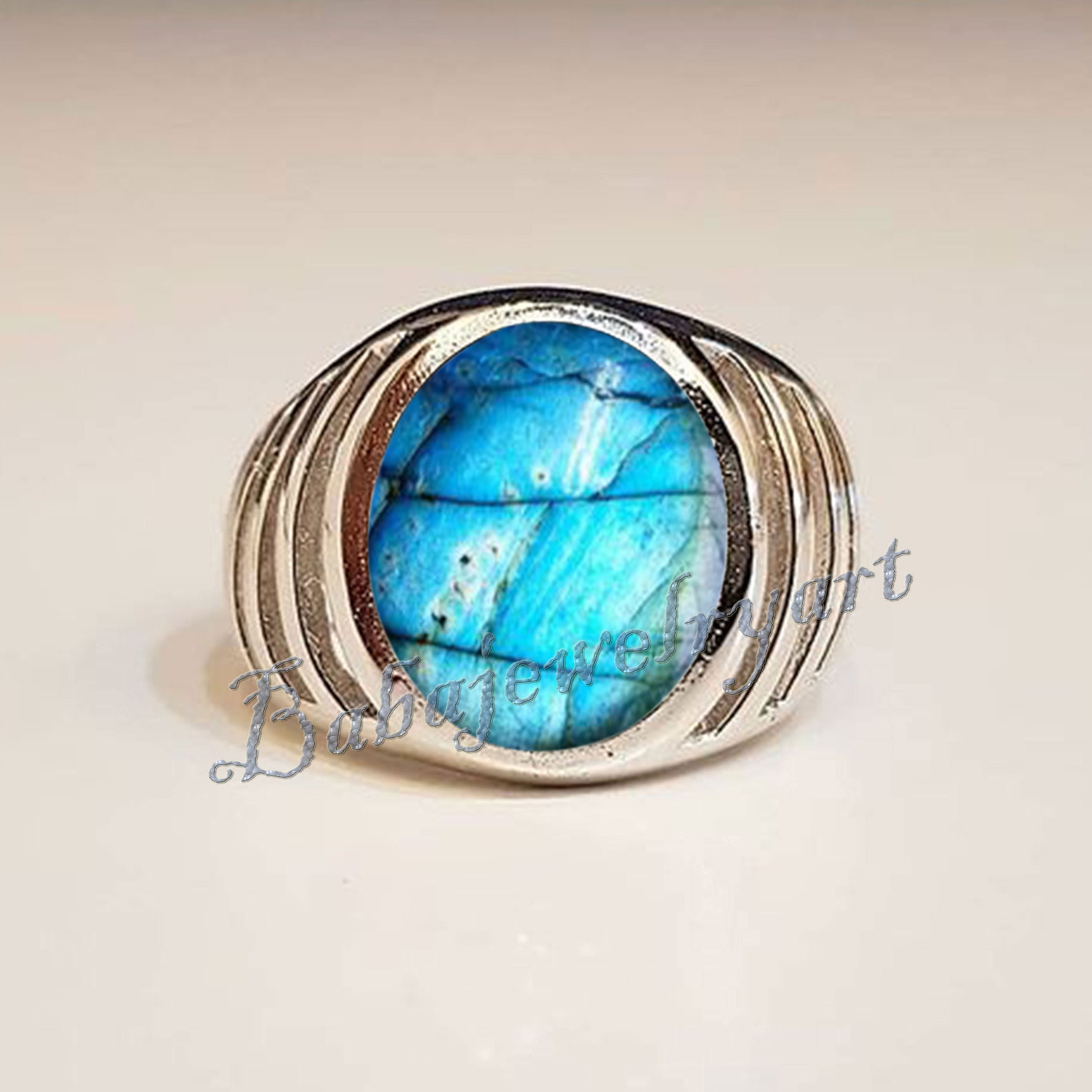 Labradorite Ring 925 Sterling Silver Labradorite Ring Mens | Etsy