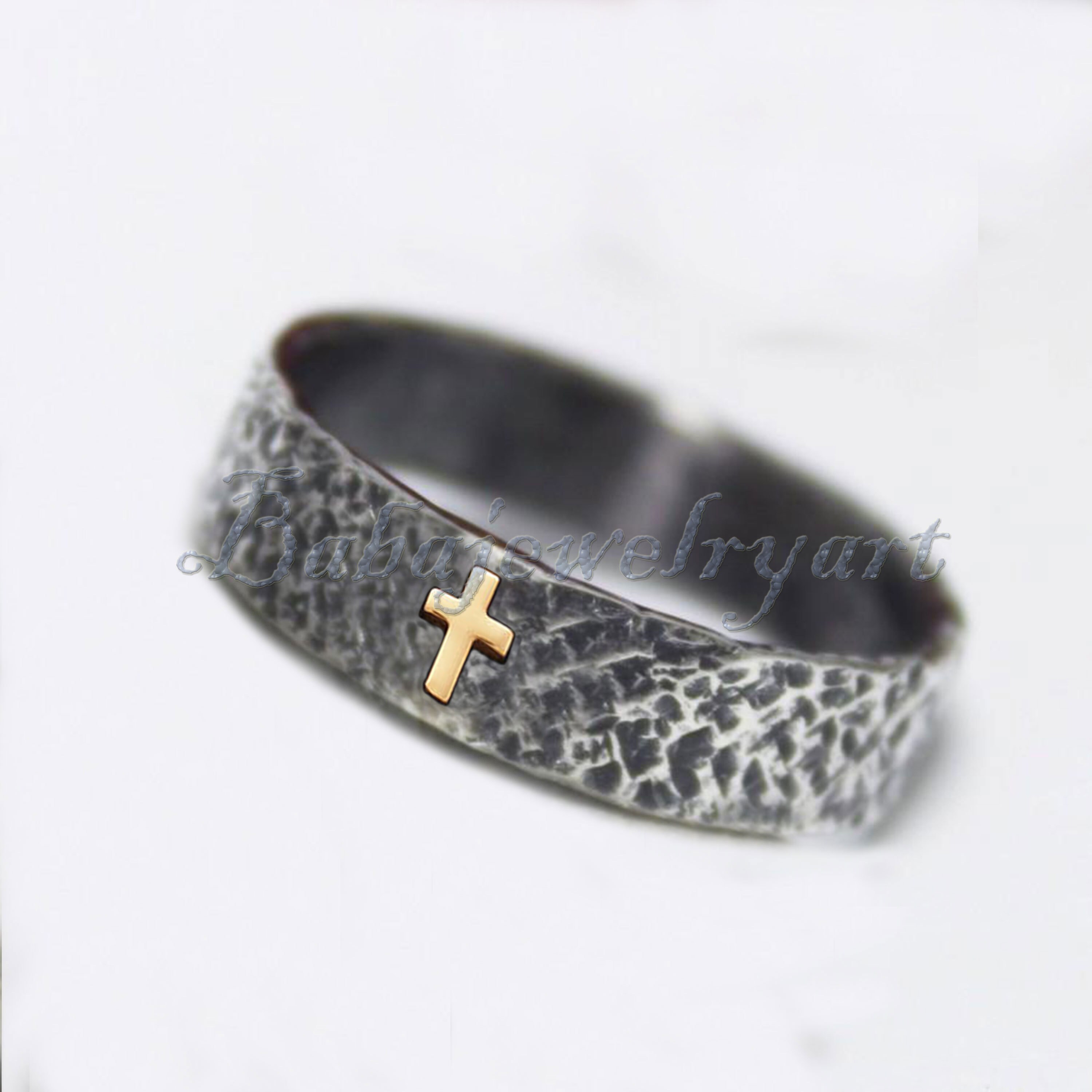 Cross Ring Sterling Silver Ring Baptism Gift Christian | Etsy