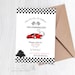 5”x7” Car Invitation/graduation Party/automotive Party/mechanic Party ...