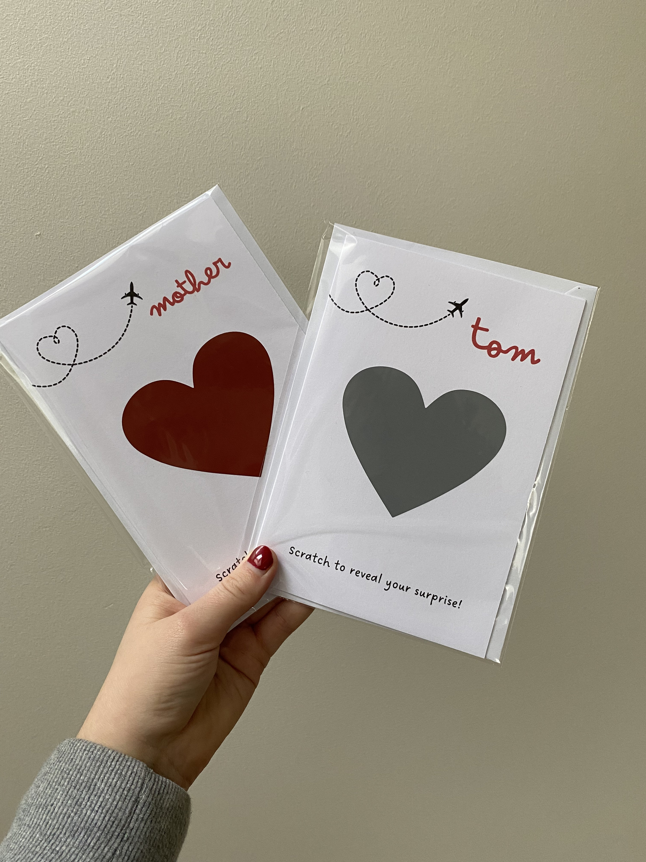 Scratch to Reveal Cardscratch Card Holiday Reveal Card - Etsy UK