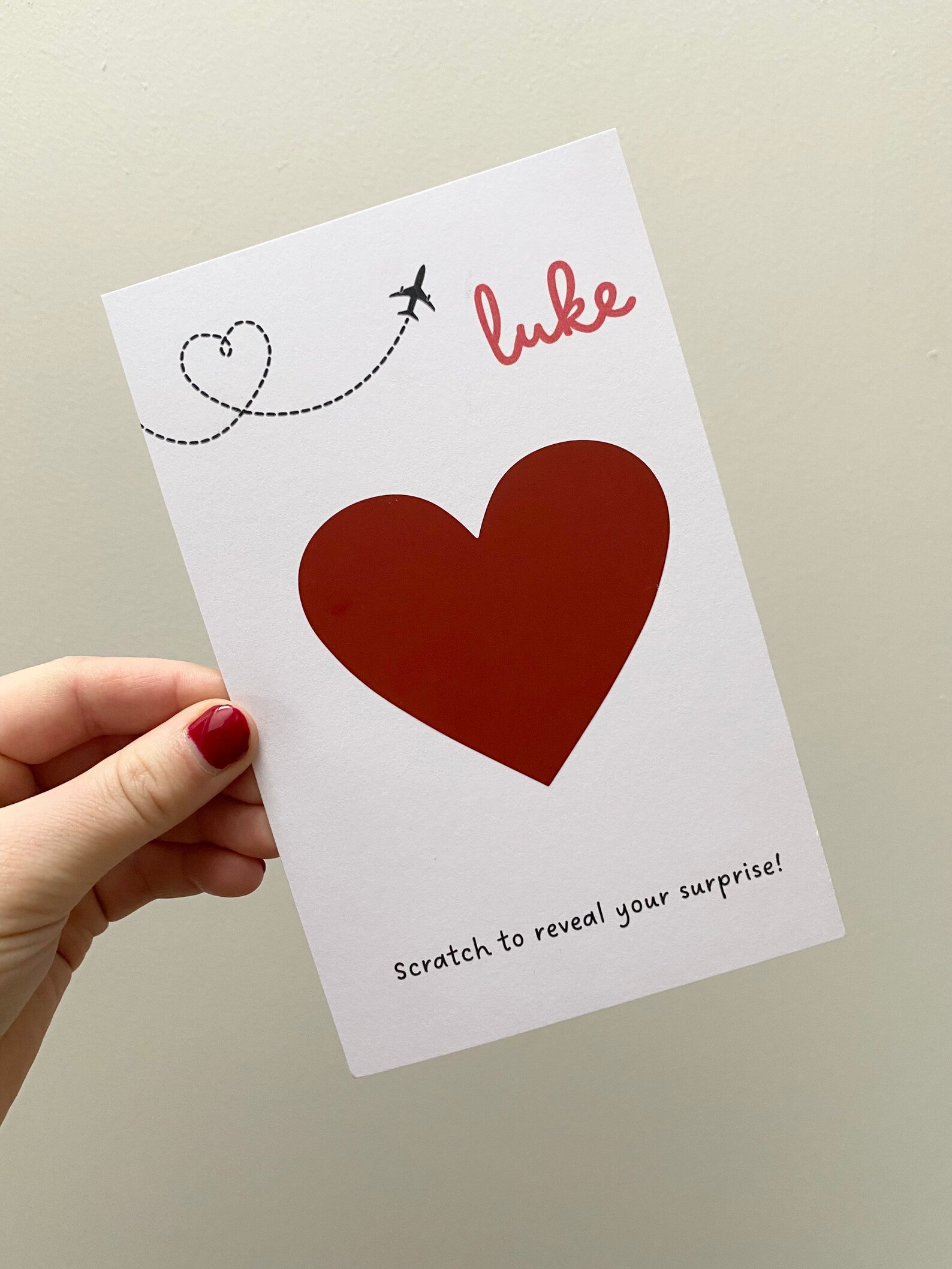 Scratch to Reveal Cardscratch Card Holiday Reveal Card - Etsy UK