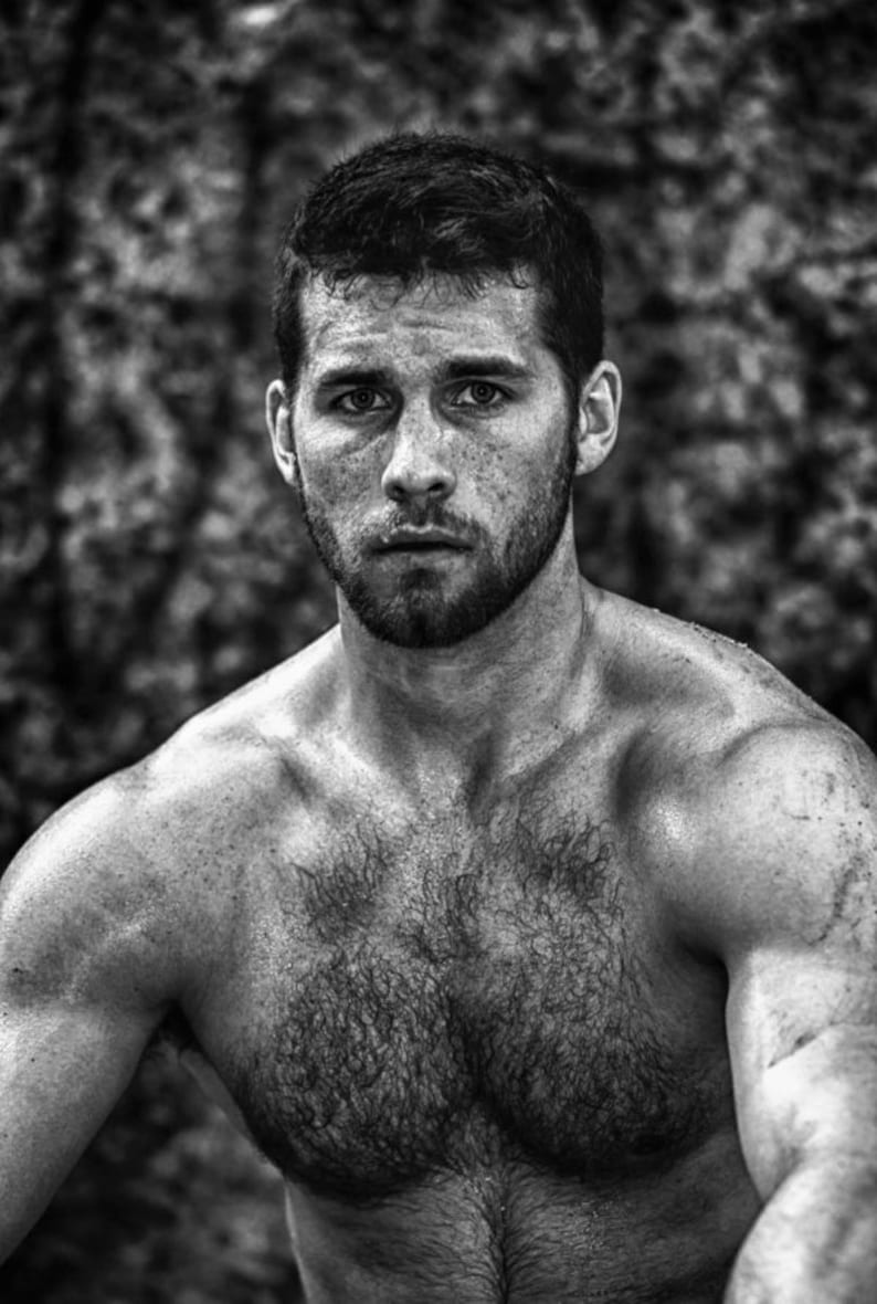Male Mature Physique Beefcake Cute Athletic Vintage Photo Etsy