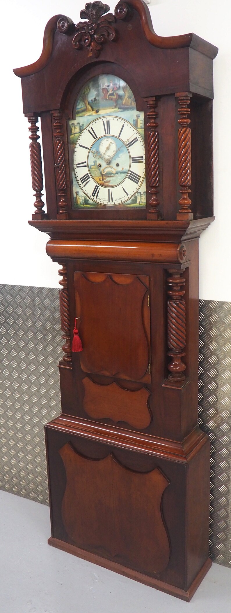 19THC Welsh 8 Day Longcase Clock J Griffith of Carnarvon - Etsy