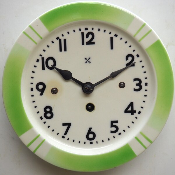 Ceramic Plate Clock - Etsy UK