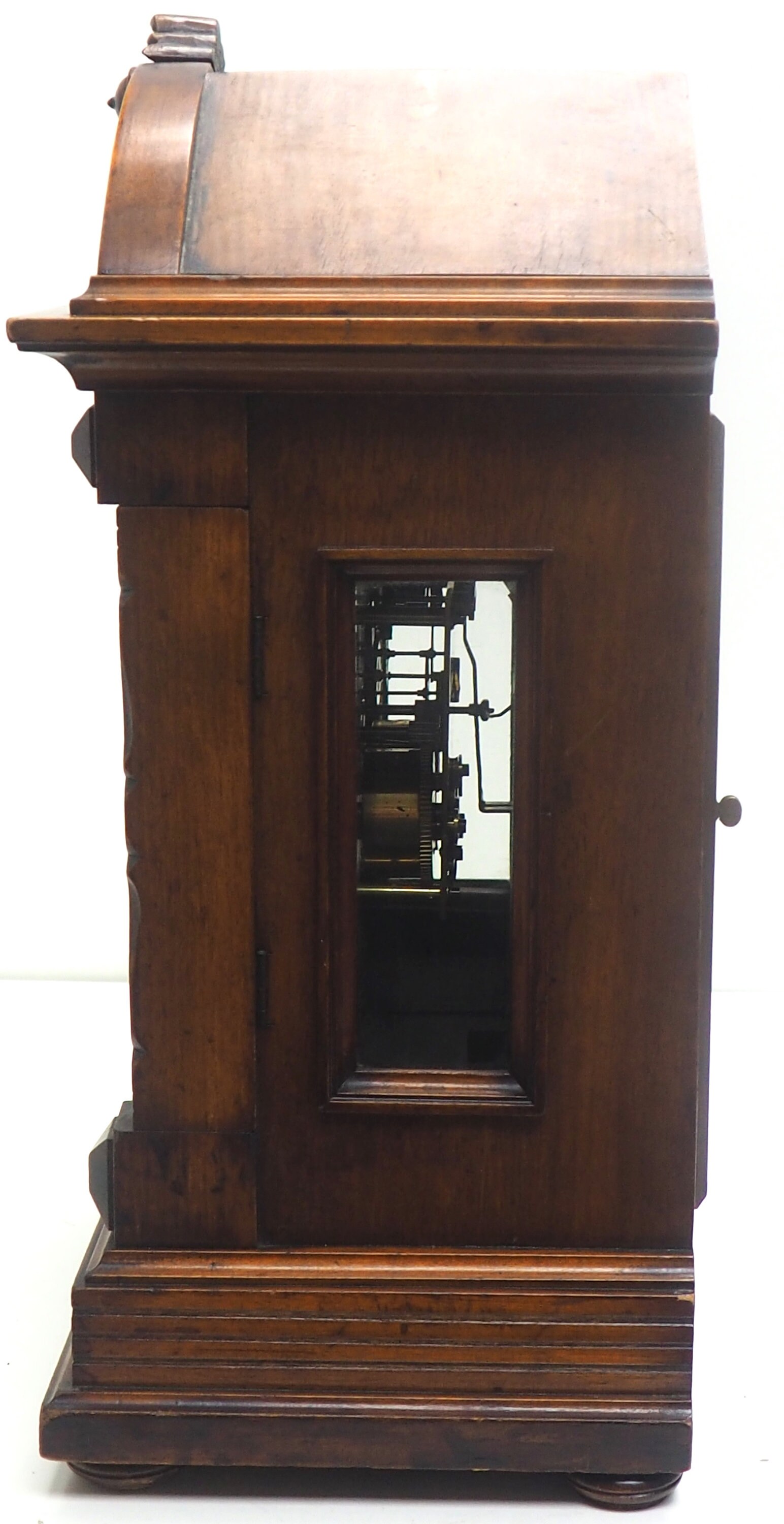 Walnut German Bracket Clock 8-day Striking Mantle Clock | Etsy