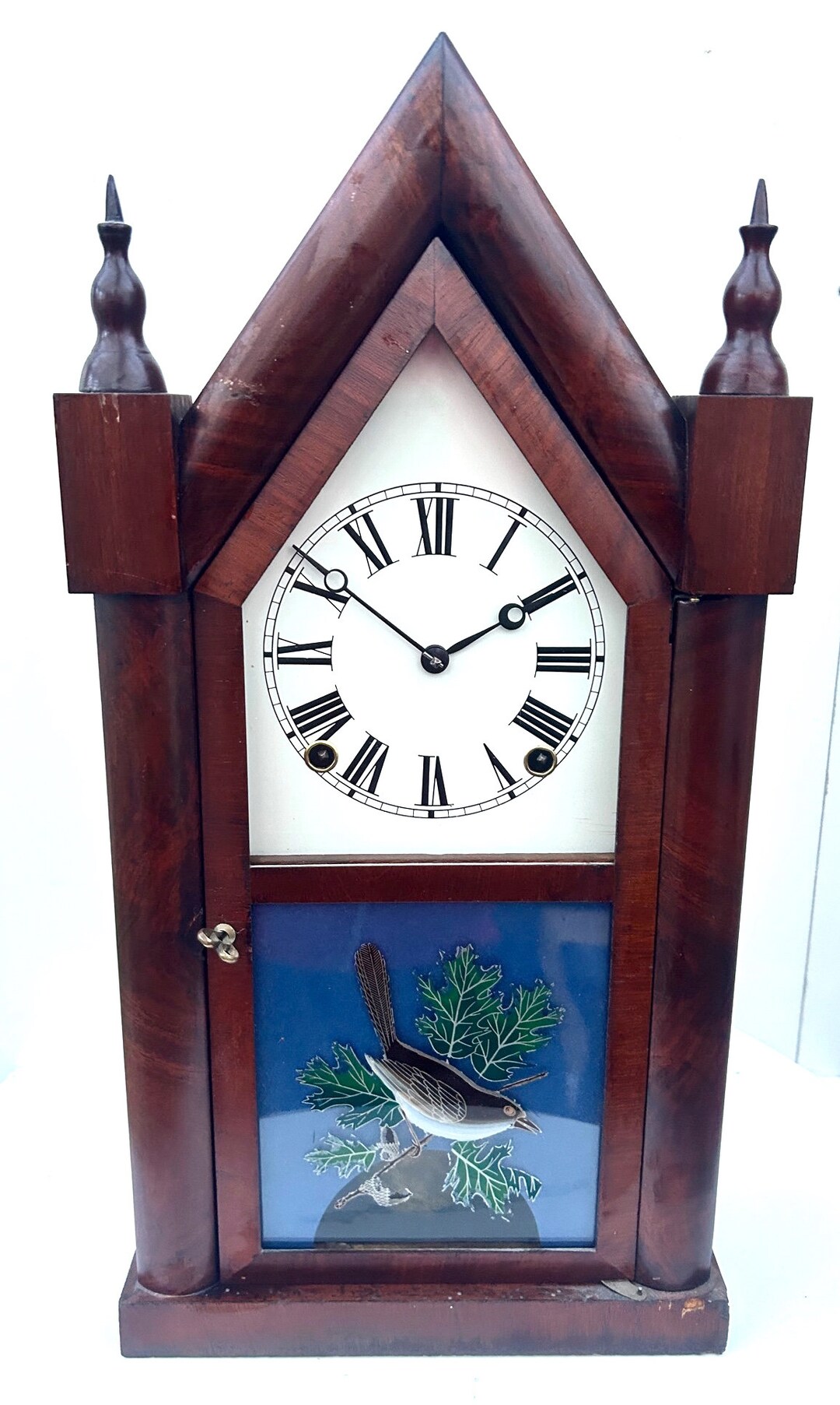 A E N Welsh Steeple Shelf Mantel Clock 8-day Striking Mantel - Etsy