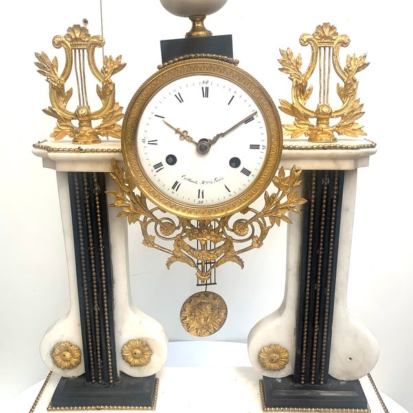 Antique Portico Clock - Etsy