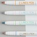 Double Line Pen 2 Line Pen Choose Your Colours - Etsy UK