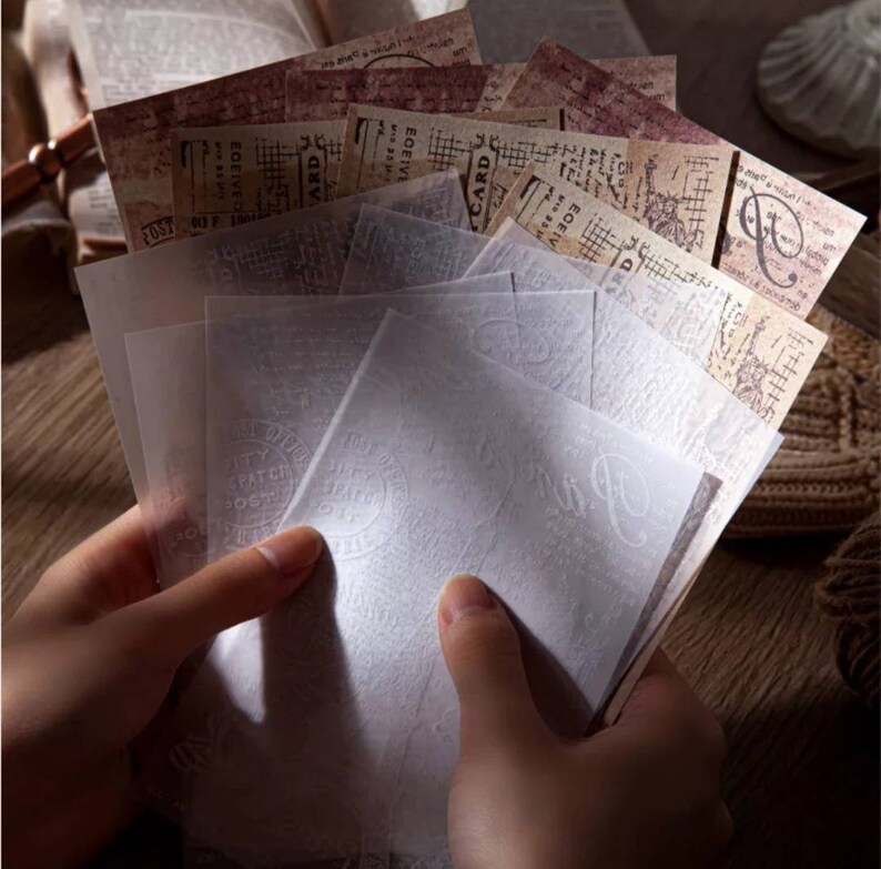 Vintage Themed Paper 30pcs Journal Scrapbook Supplies - Etsy