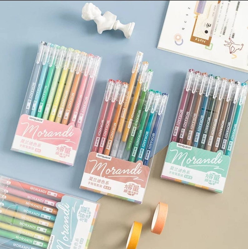 Colour Gel Pen Set Choose Your Colour Set Planner - Etsy