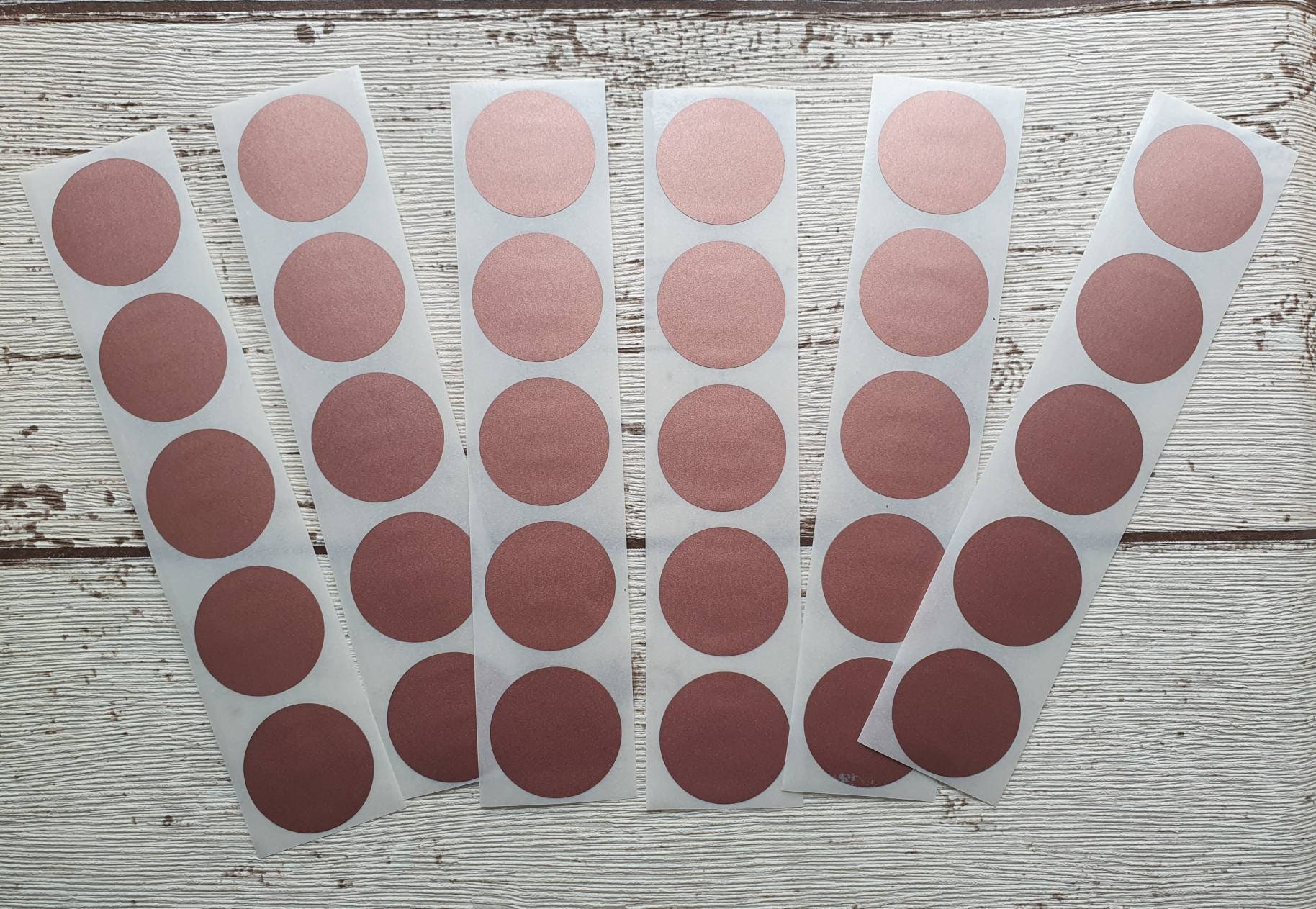 Rose Gold Scratch off Stickers 1 Inch 2.5cm Scratch to - Etsy