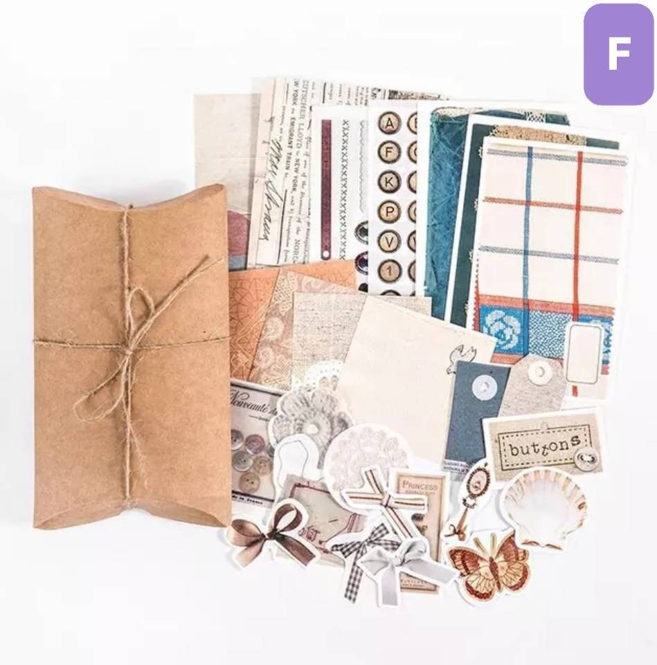 Vintage Scrapbook Journal Set Scrapbook Kit Vintage Mixed - Etsy UK