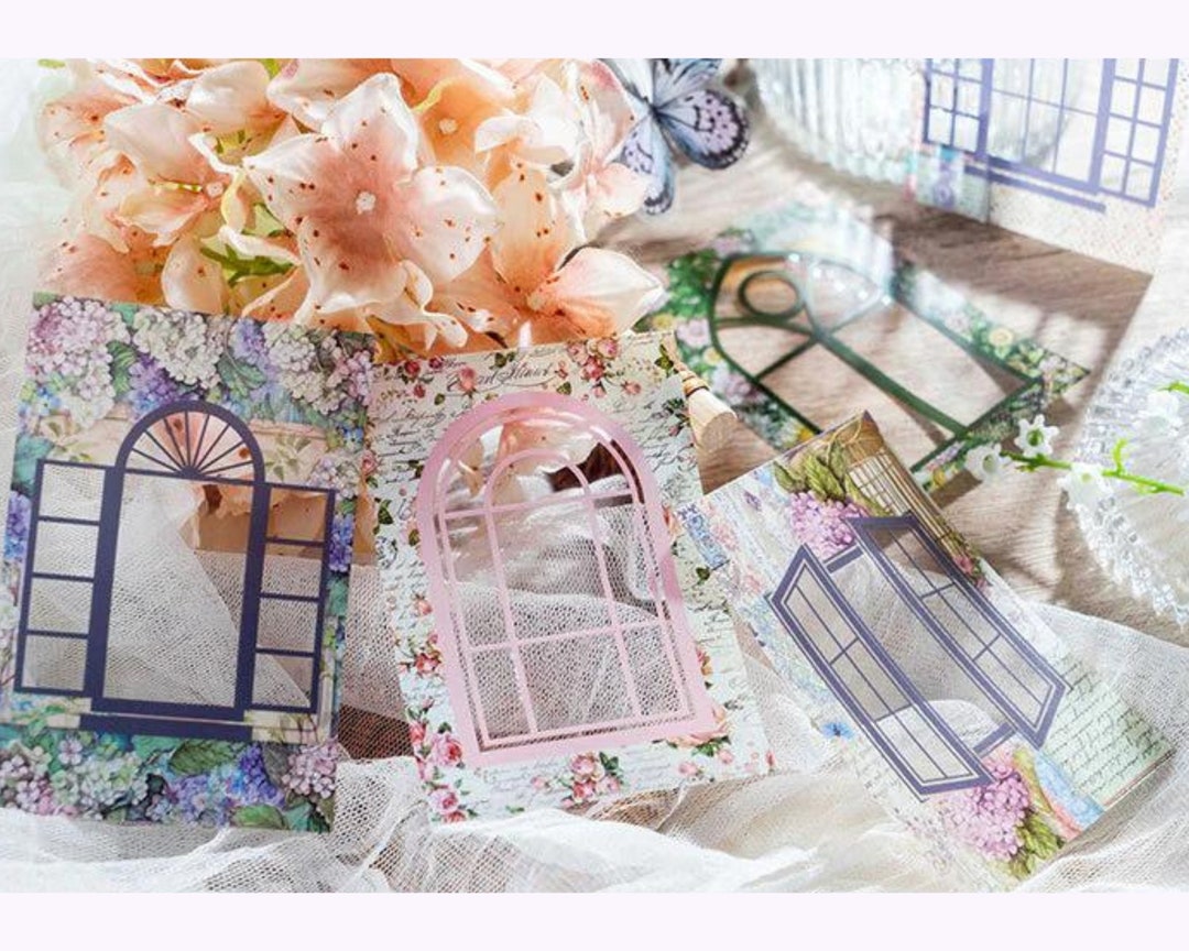 Beautiful Colour Windows Sticker Set 10pcs PET Stickers - Etsy