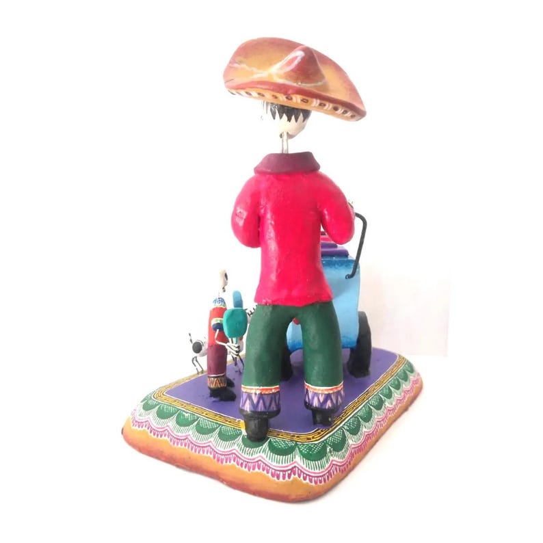 Figura Paletero Mexicano en Barro – Artesanía Hecha a Mano Arte Popular ...