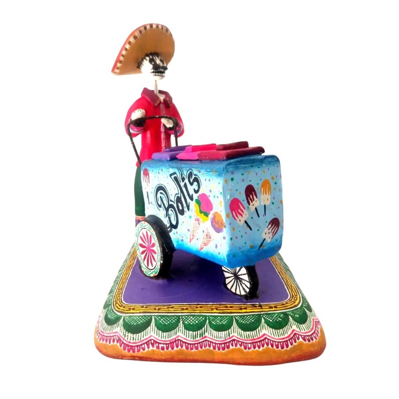Figura Paletero Mexicano en Barro – Artesanía Hecha a Mano Arte Popular ...