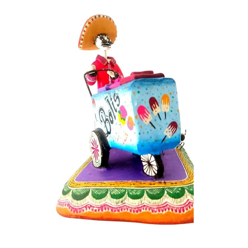Figura Paletero Mexicano en Barro – Artesanía Hecha a Mano Arte Popular ...