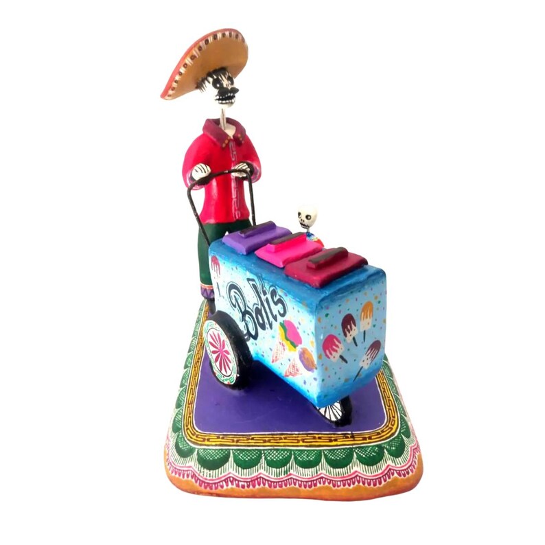 Figura Paletero Mexicano en Barro – Artesanía Hecha a Mano Arte Popular ...
