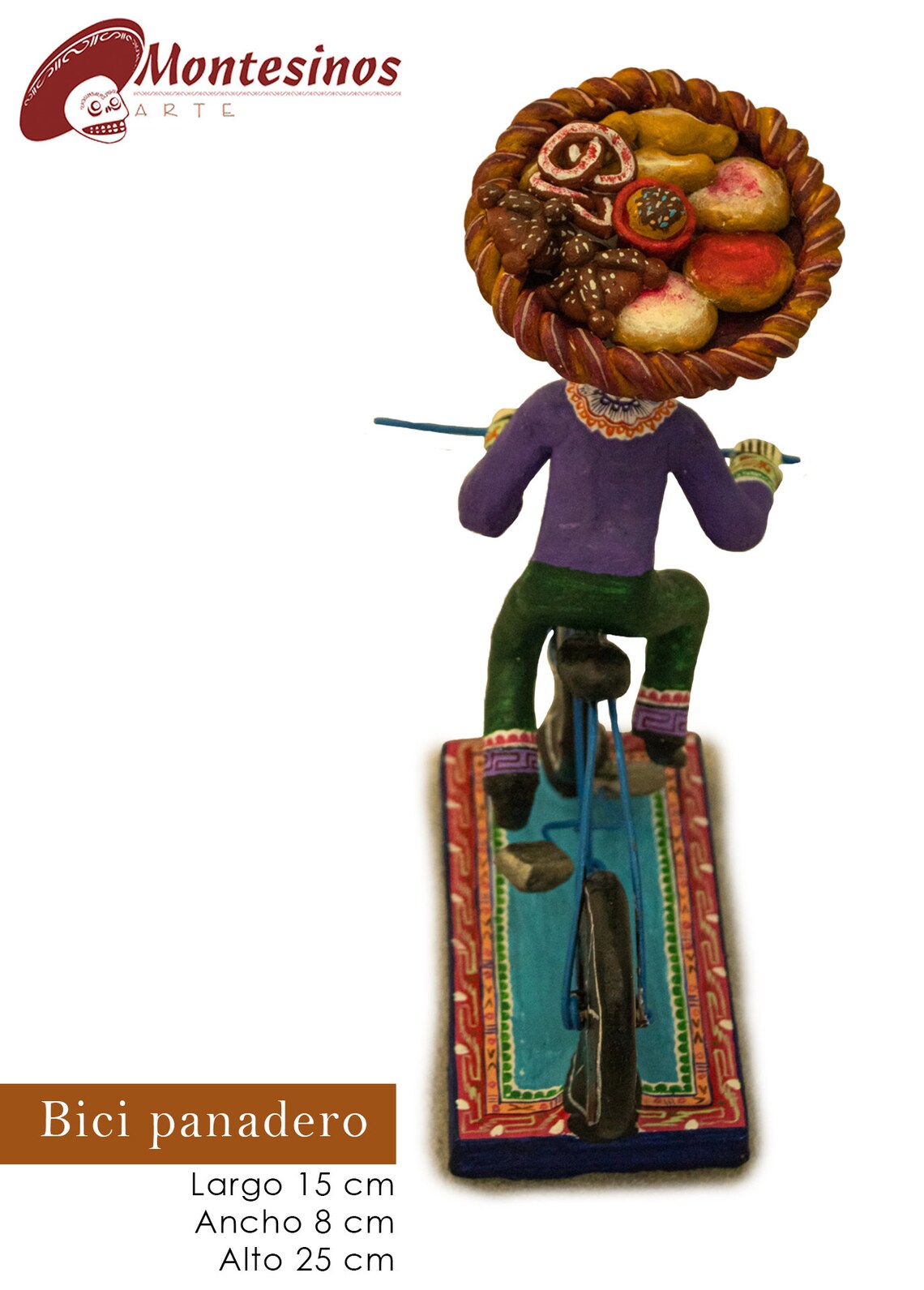 Baker Bike Polychrome Clay Crafts - Etsy