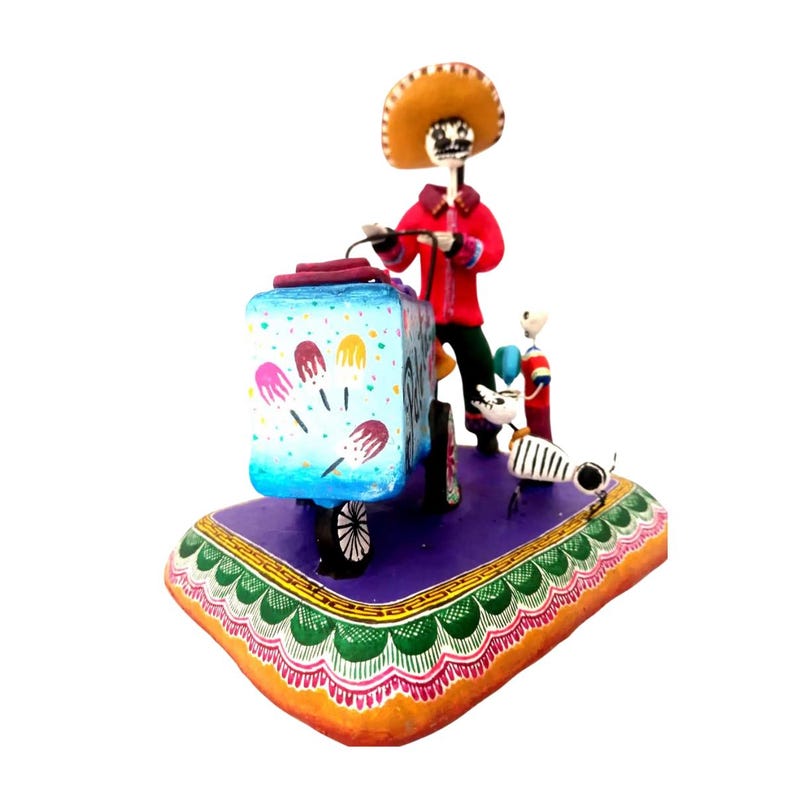 Figura Paletero Mexicano en Barro – Artesanía Hecha a Mano Arte Popular ...