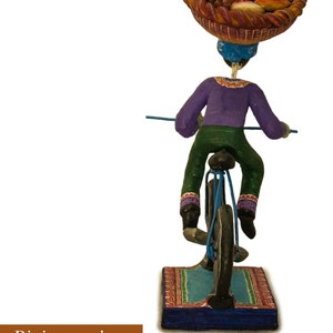Baker Bike Polychrome Clay Crafts - Etsy