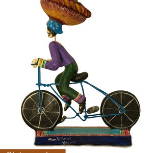 Baker Bike Polychrome Clay Crafts - Etsy