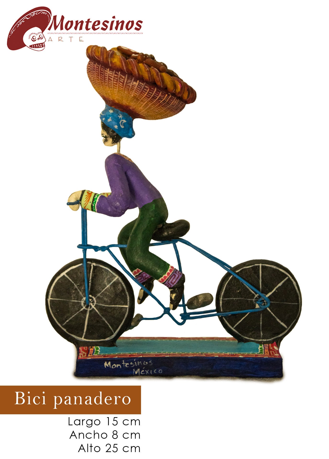 Baker Bike Polychrome Clay Crafts - Etsy