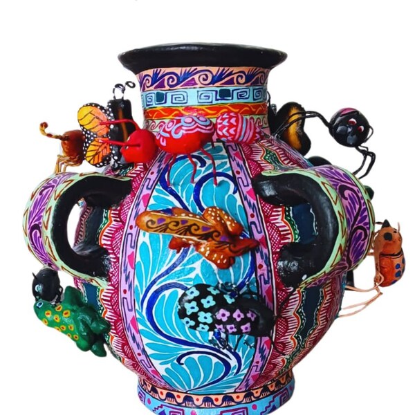 Jarrones de barro mexicanos - Etsy México