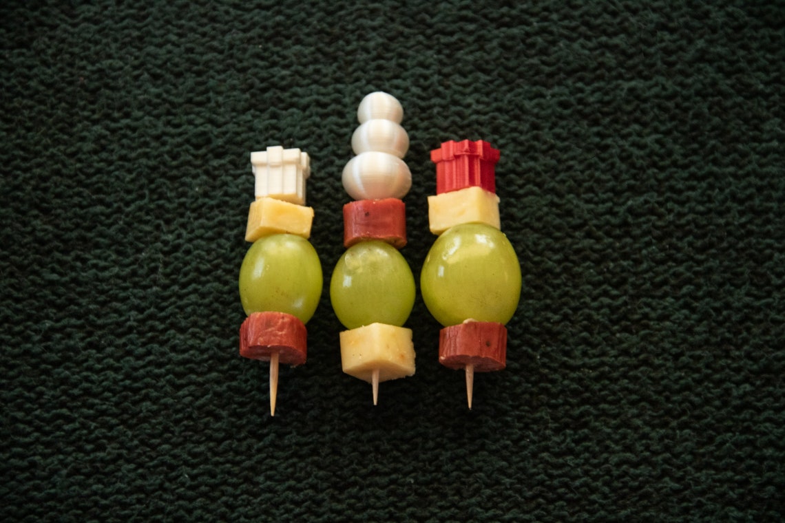 24 Toothpick Toppers, Party Food Accents, Cocktail Hour and Appetizer ...