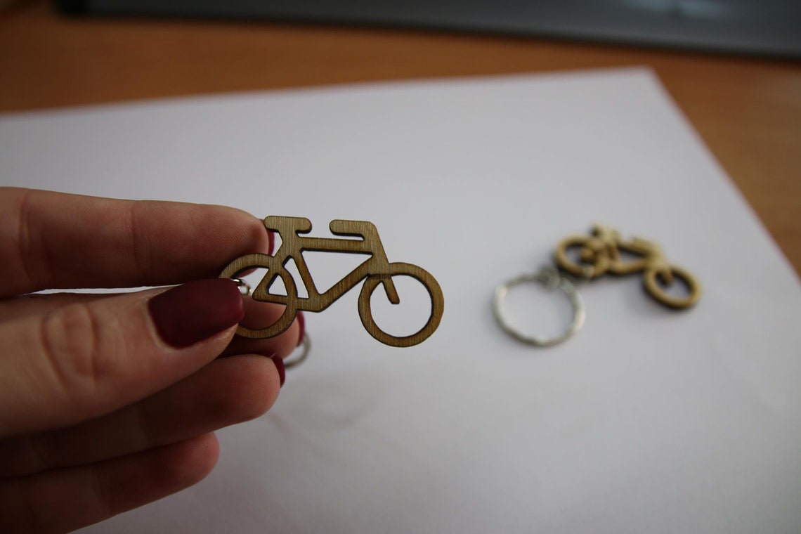 Bike Laser Cut File Bike Svg Keychain Bike Accessories | Etsy