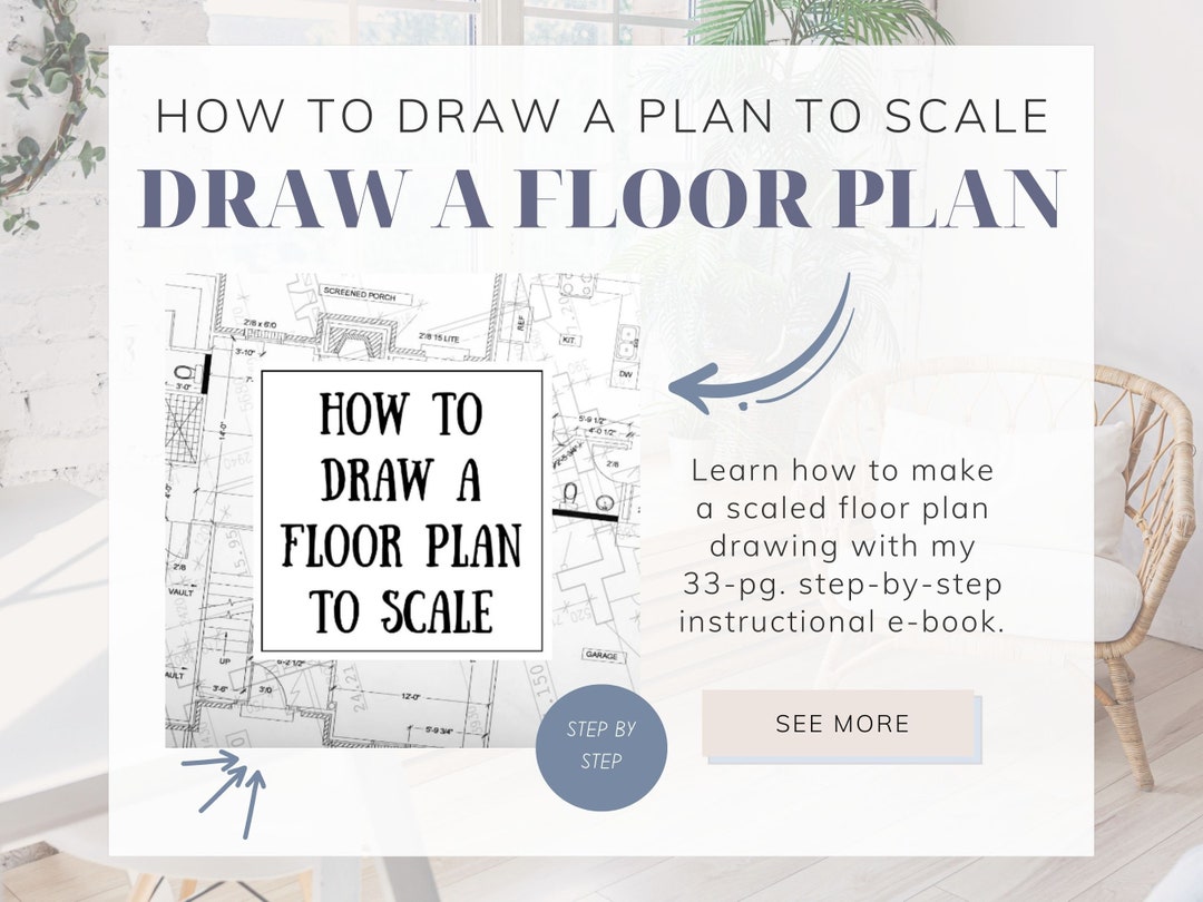 How to Draw a Floor Plan to Scale - Etsy Canada