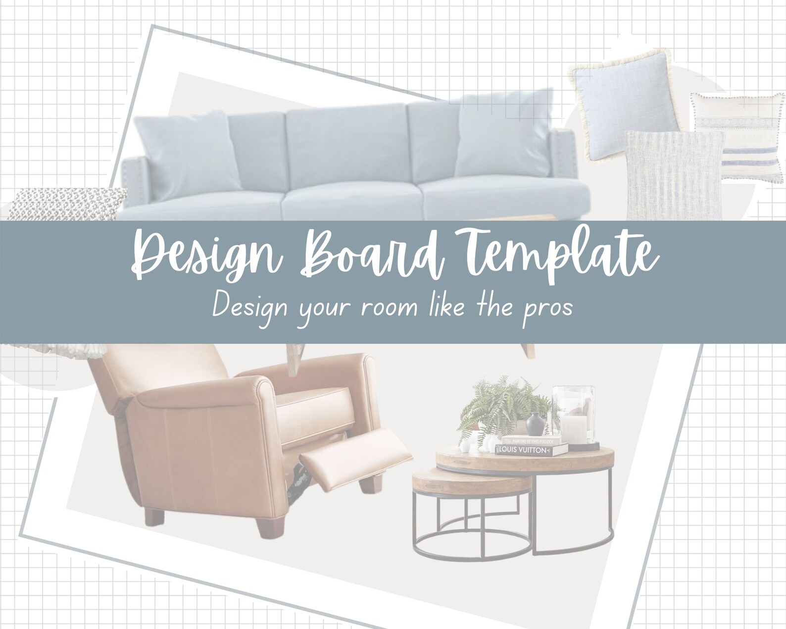 Design Board Template, Mood Board - Etsy