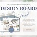 Design Board Template, Mood Board - Etsy