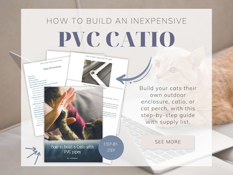 How to Build a Catio or Outdoor Enclosure With PVC Pipes - Etsy Canada