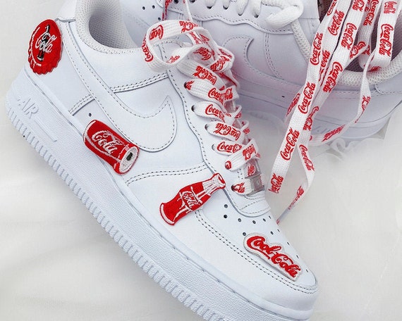 Shoes Gift For Fan Coke Custom Shoes Fathers Day Gift Coca Cola Black ...