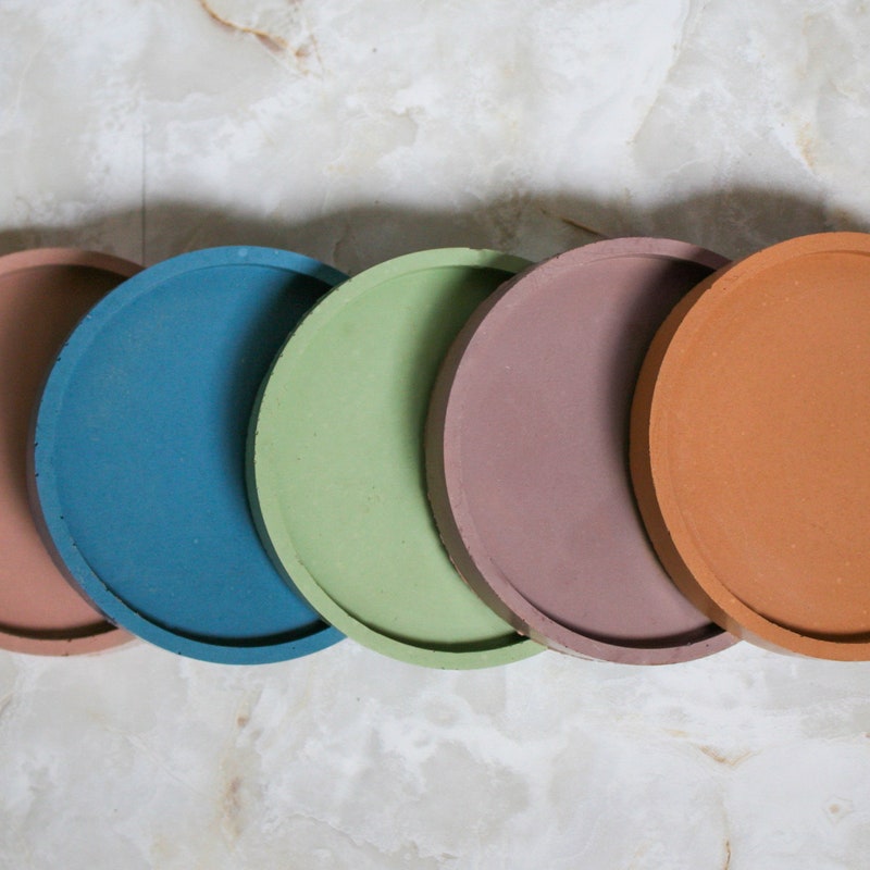 Concrete Coasters - Etsy