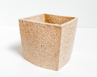 Mini Round & Square Cement Pot / Modern/ Minimal Planters/ - Etsy
