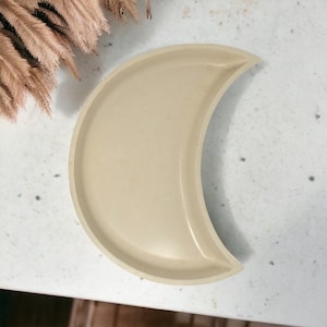 Large Moon Tray/ Cement Tray/ Modern Home Decor/ Jewelry Tray ...