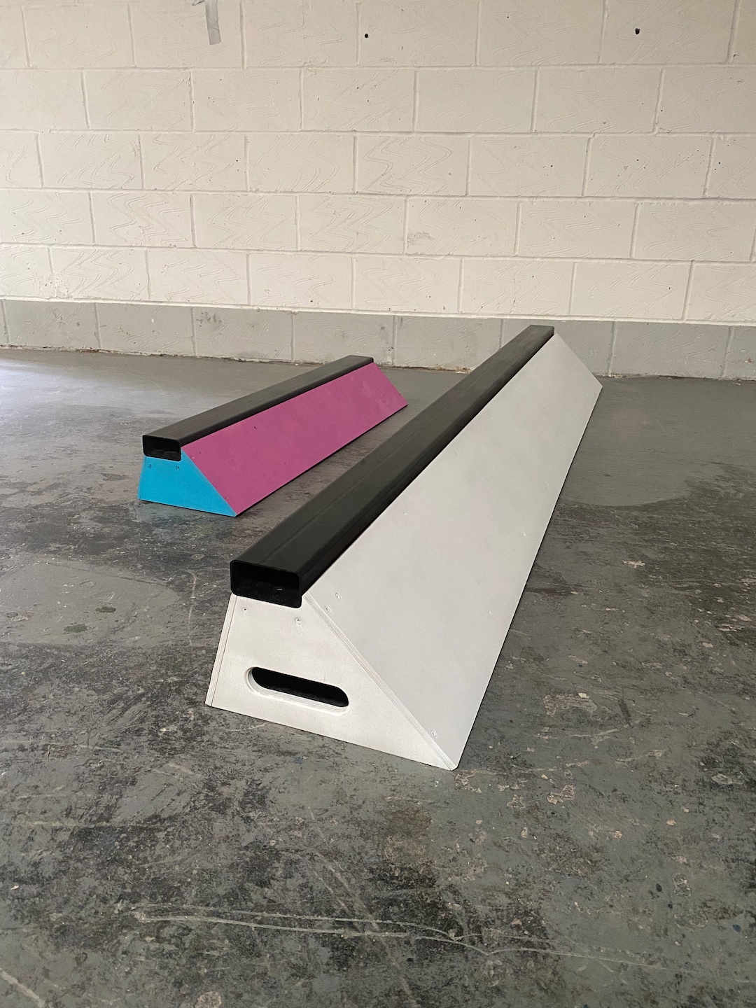 Butter Bar Grind Box Banked Rail 4ft Long Skate Ramp - Etsy