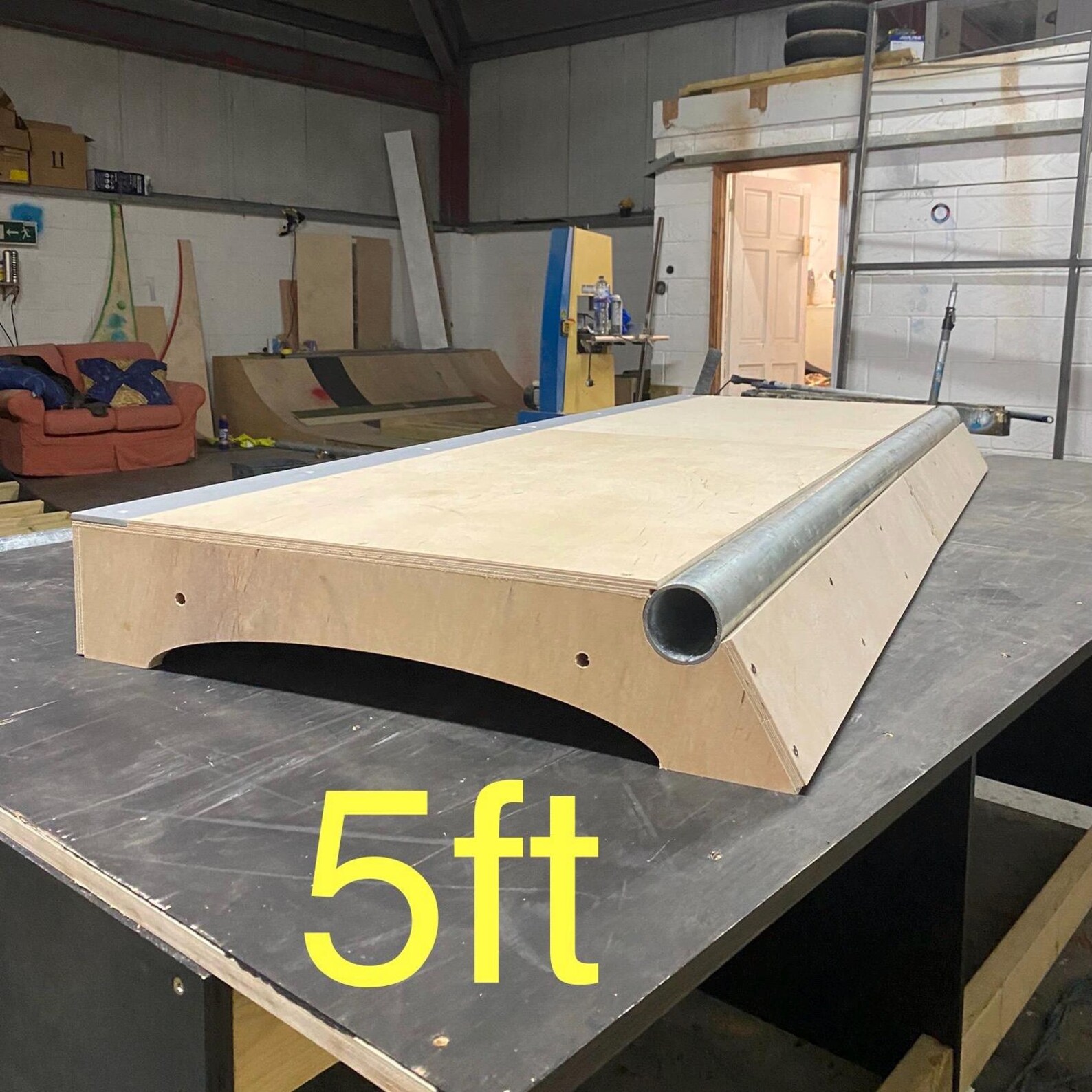 5ft Long Expandable Skate Grind Box Manual Pad - Modular Design ...