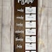 Meal Plan Menu Board Weekly Dinner Sign Script/ Bouncy Font - Etsy