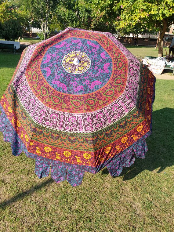 Beautiful Decorative Garden Umbrella UV Protection Umbrella Rajasthani ...