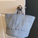 Denim Jean Basket,round Coutry/farmhouse Bucket Bag for Knitting,toys ...