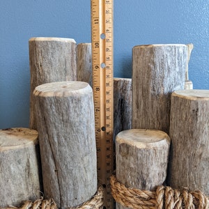 Chunky 10" Driftwood Piling Nautical Table Decor,coastal/lake Theme ...