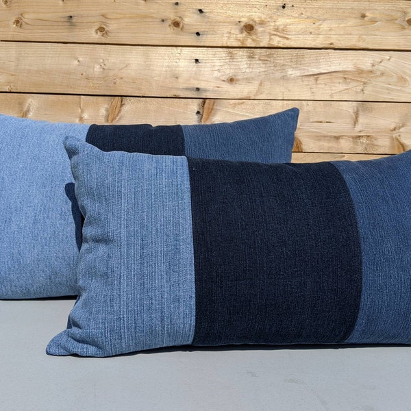 Denim Pillow - Etsy